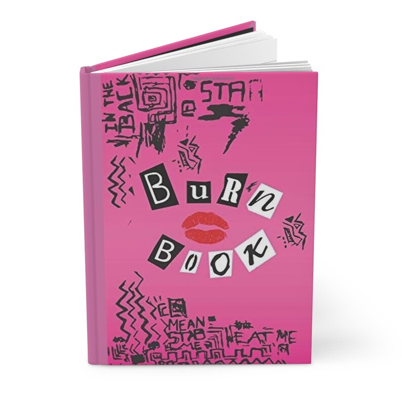 Mean Girls Burn Book Hardcover Journal Matte Etsy