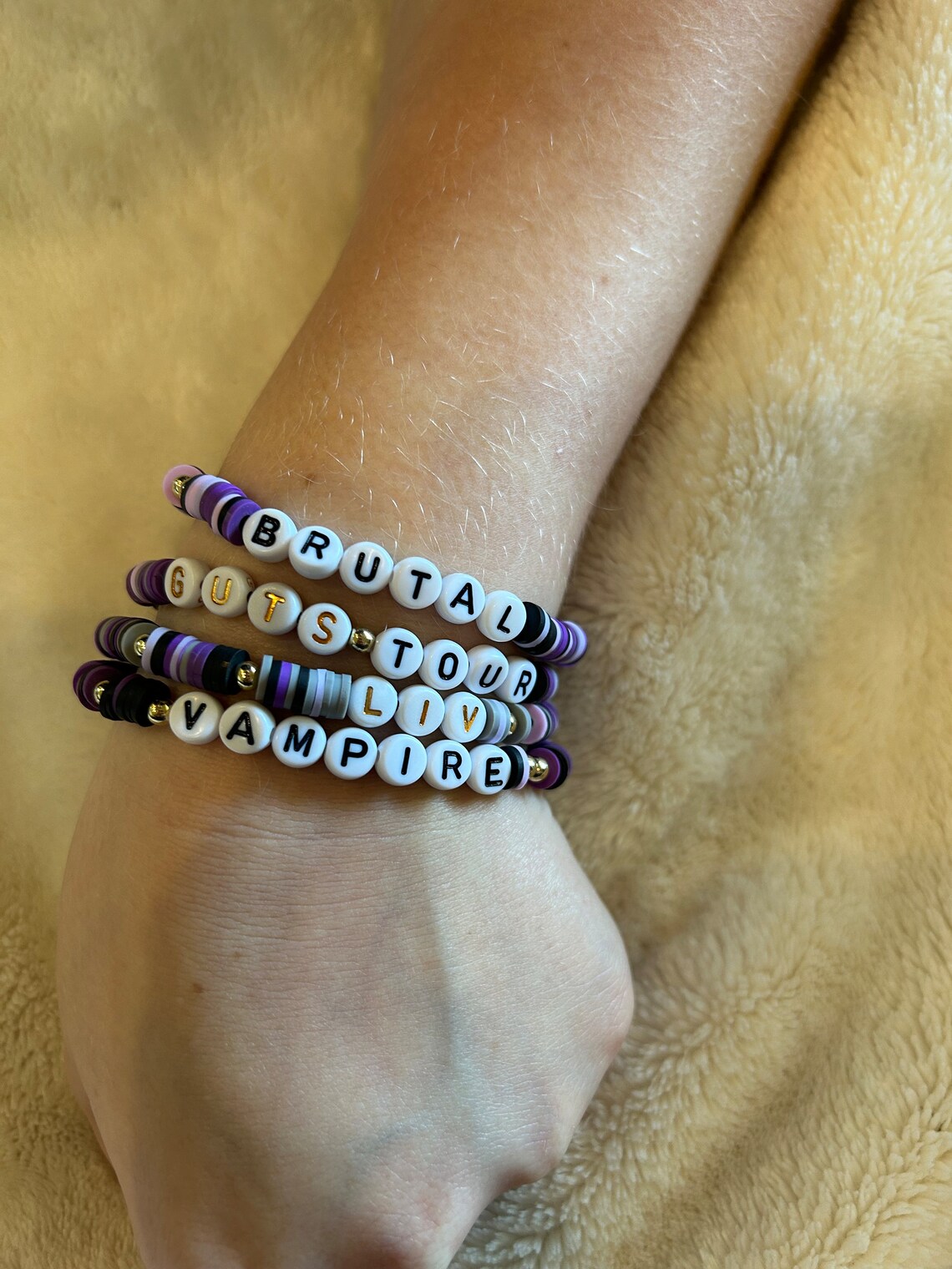 Olivia Rodrigo Guts Tour Bracelets - Etsy