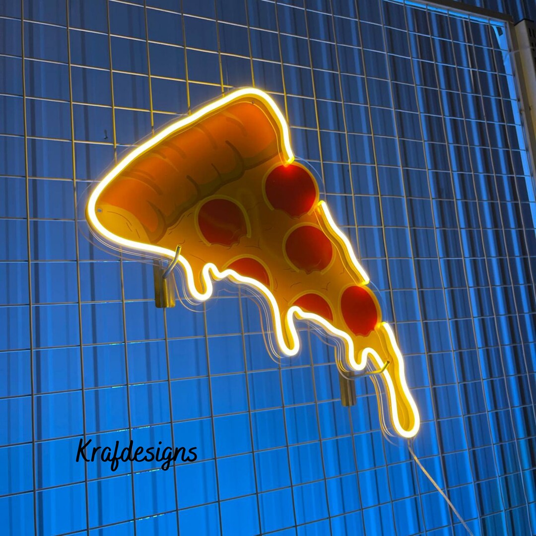 Pizza Neon Sign Custom Pizza Led Sign Pizza Restaurant Logo - Etsy ...