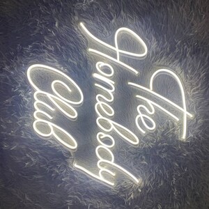 The Homebody Club Neon Sign Home Quote Neon Led Sign Quote - Etsy