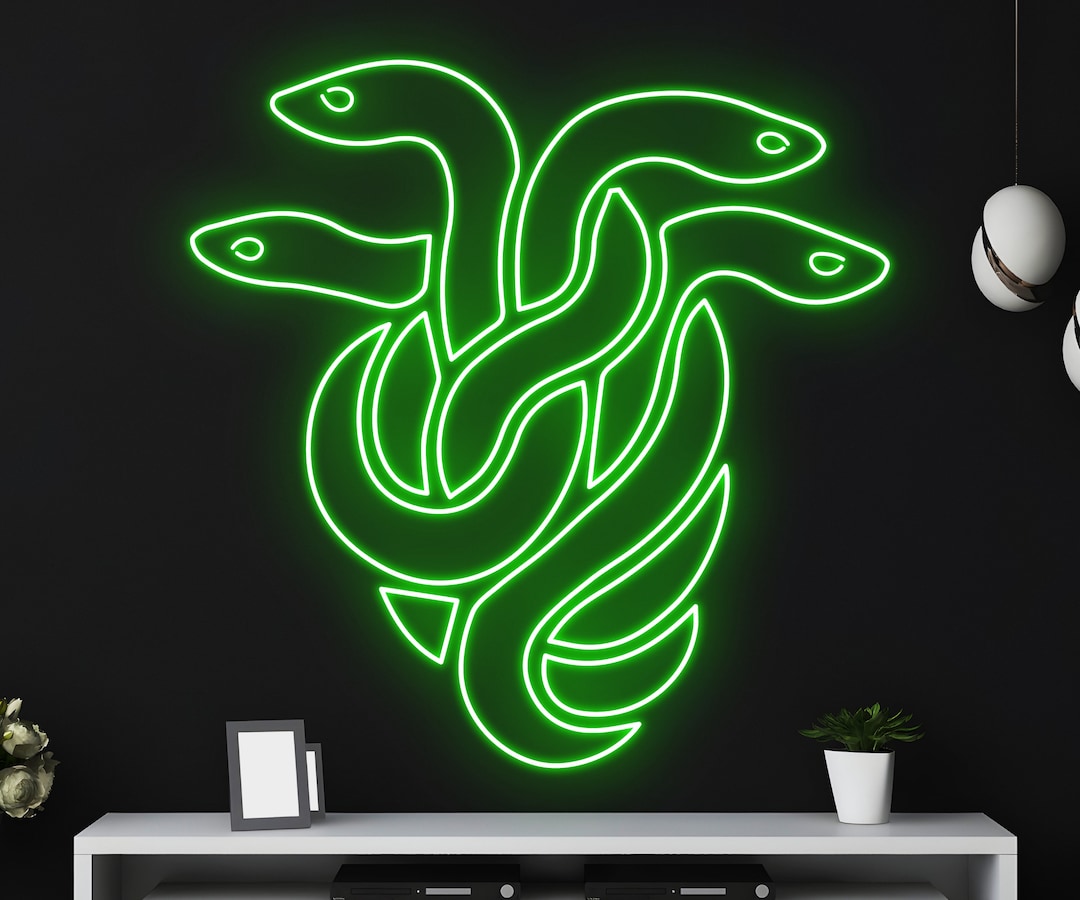 Snake Neon Sign Snake Neon Light Custom Snake Led Sign - Etsy