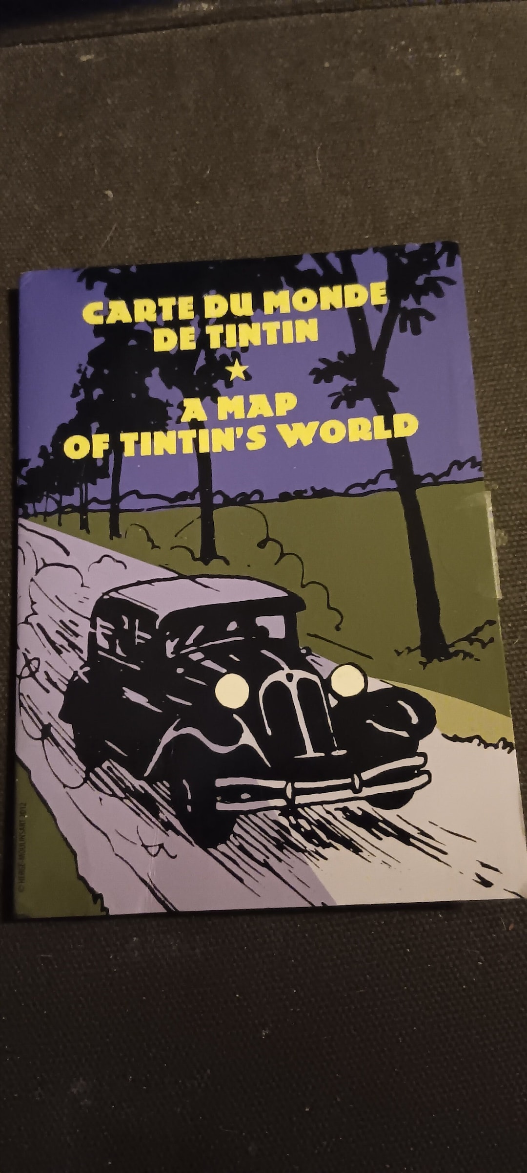 A Map of Tintins World. Very Rare - Etsy