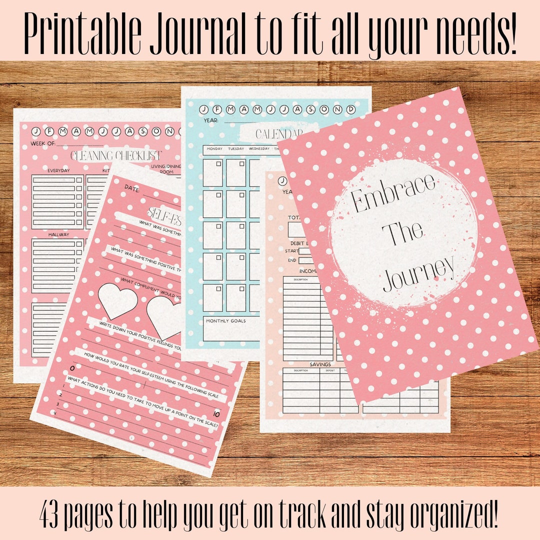 Digital ADHD Planner, Goal Setting, Wellness Journal, ADHD Help, ADHD ...
