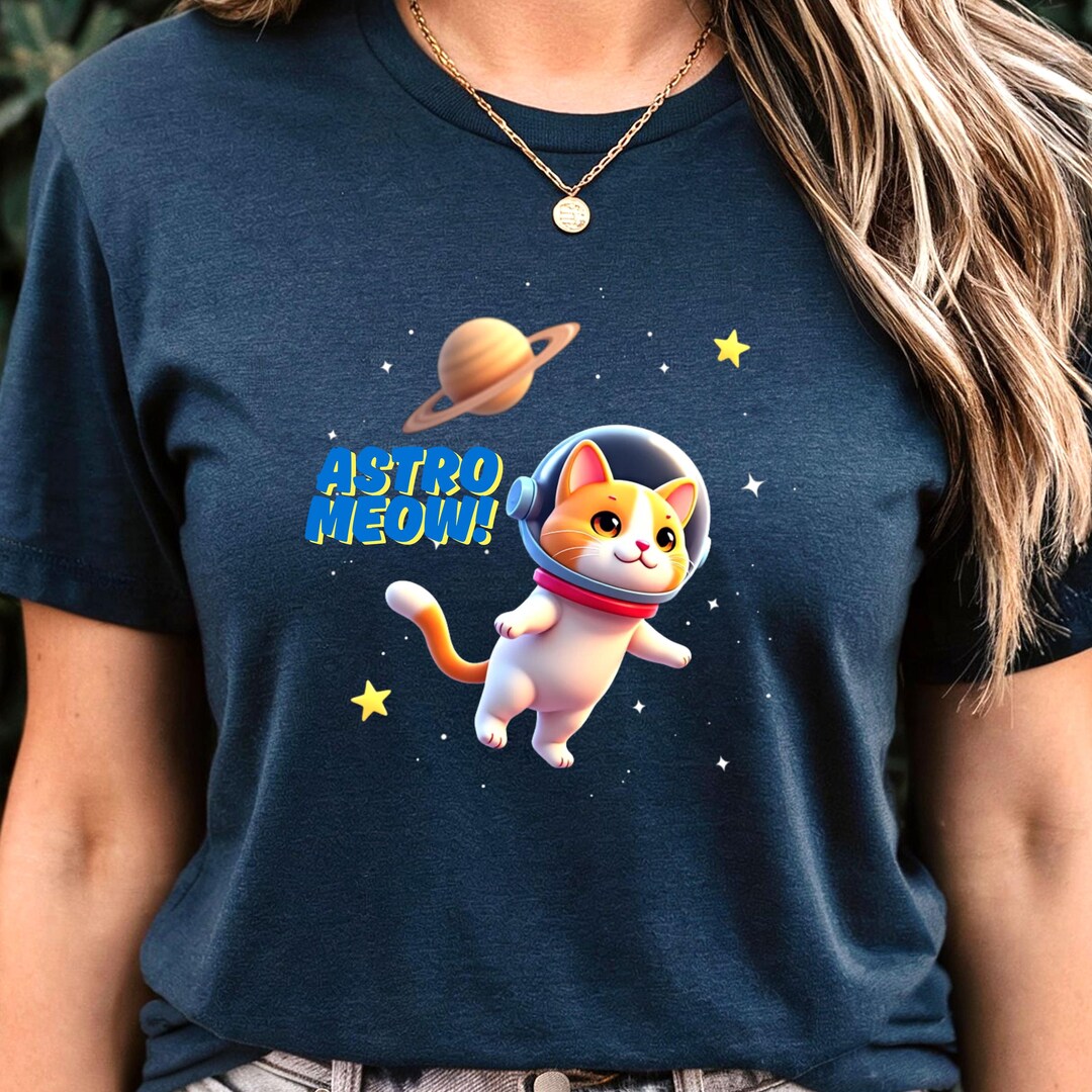 Astro Meow! Cute Space Cat PNG, Kawaii Astronaut Cat Clipart, Digital ...