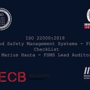 ISO 9001 2015 QMS and 22000 2018 FSMS Checklist - Etsy