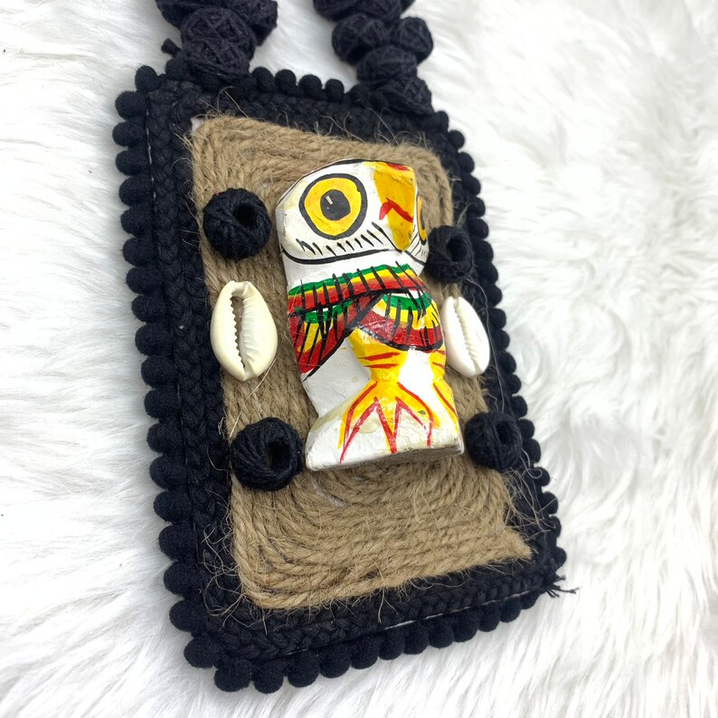 Quirky Fashions Handmade Fabric Indian Tribal Jewelry Black Cotton ...