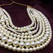 Indian Bollywood Celebrity Alia Bhatt 7 Layer Pearl Collar Choker Set ...