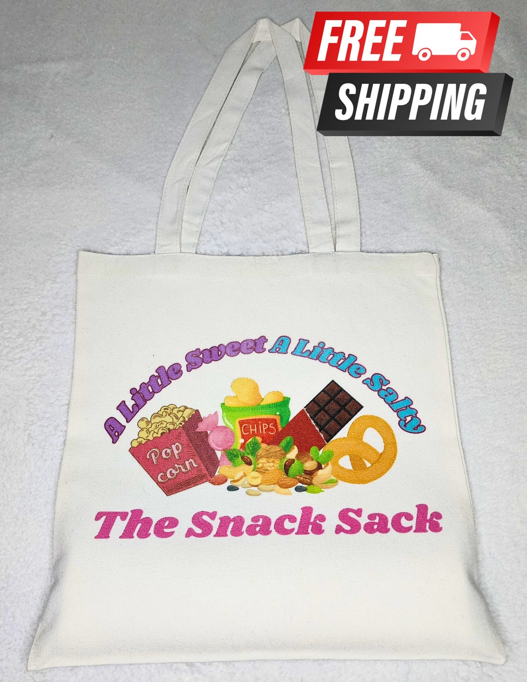 On the Go Snack Sack Travel-friendly Road Trip Snacks Bag - Etsy