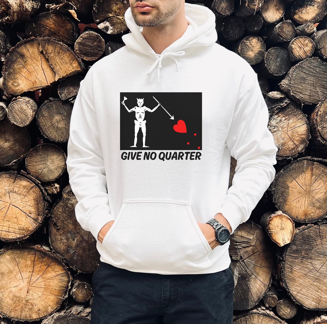 Give No Quarter Tee, Blackbeard Sweatshirt, Edward Teach Shirt, Pirate ...