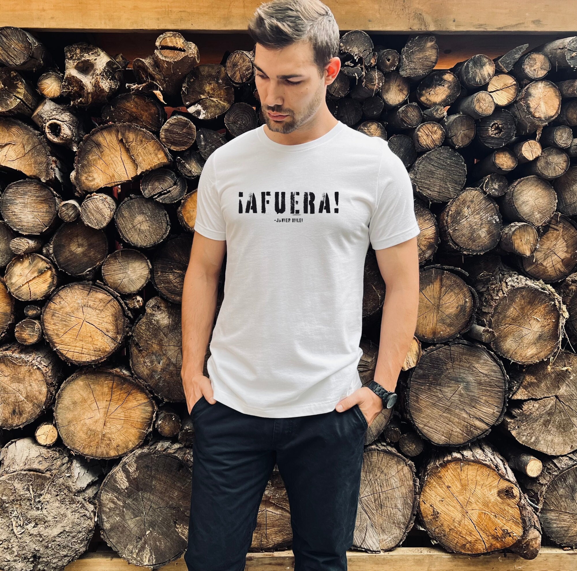 Javier Milei ¡AFUERA! T-shirt, Political T-shirt, Argentina T-shirt - Etsy