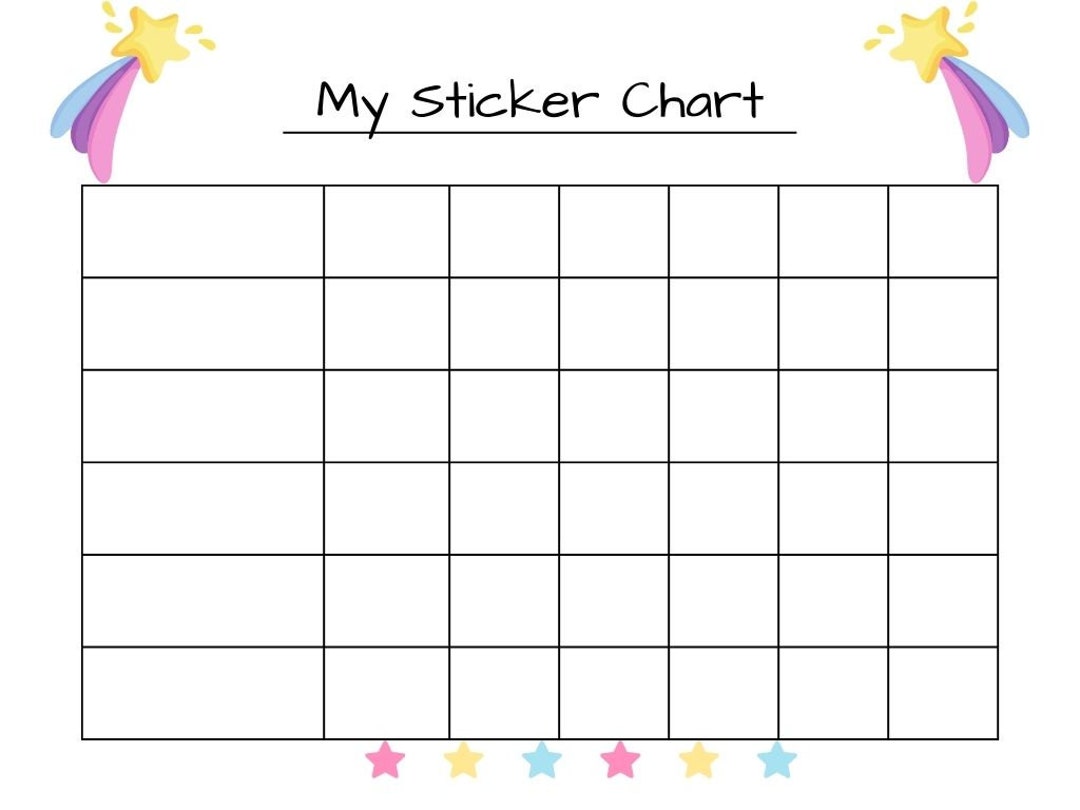 My Sticker Chart - Etsy