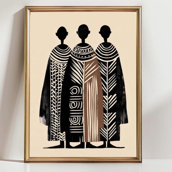 Tribal Poster - Etsy