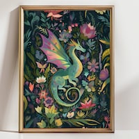 Pixie With Tiny Dragon - Etsy