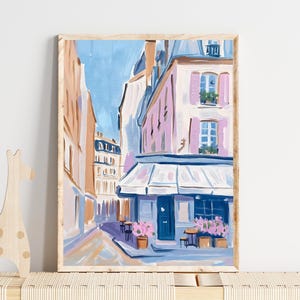 Pastel French Patisserie Print, Cafe Wall Art, Bakery Poster, Cafe ...