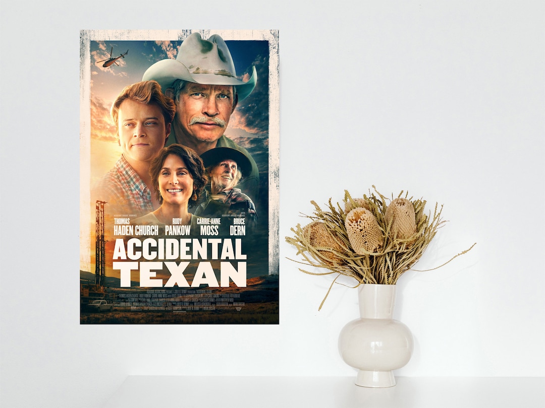 Accidental Texan Movie Poster 2023 Movie / Poster Gift / Bedroom ...