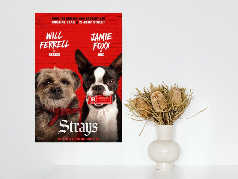 Strays Movie Poster 2023 Movie / Poster Gift / Bedroom Dormitory Wall ...