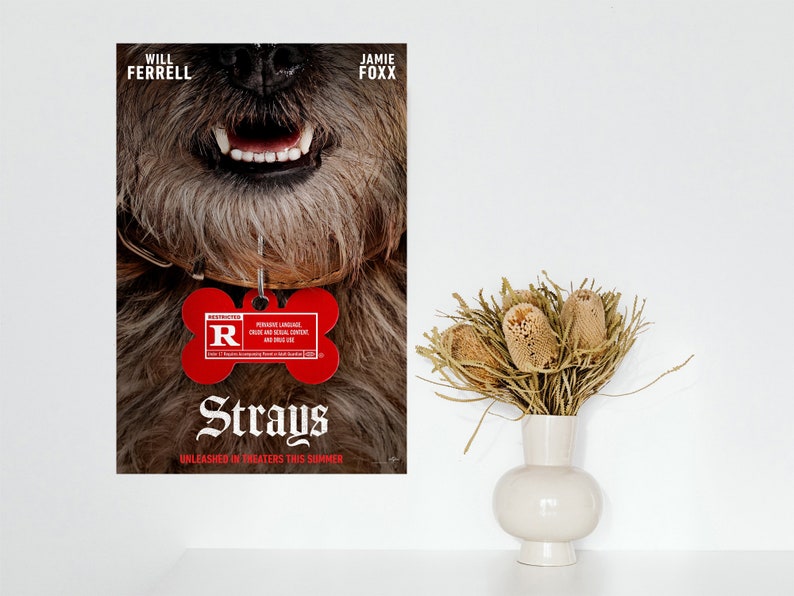 Strays Movie Poster 2023 Movie / Poster Gift / Bedroom Dormitory Wall ...