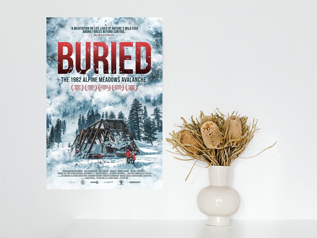 Buried the 1982 Alpine Meadows Avalanche Movie Poster 2023 Movie ...