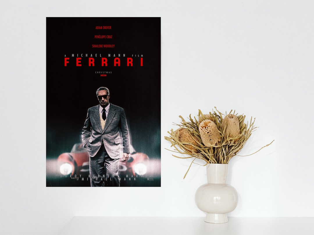 Ferrari Movie Poster 2023 Movie / Poster Gift / Bedroom Dormitory Wall ...