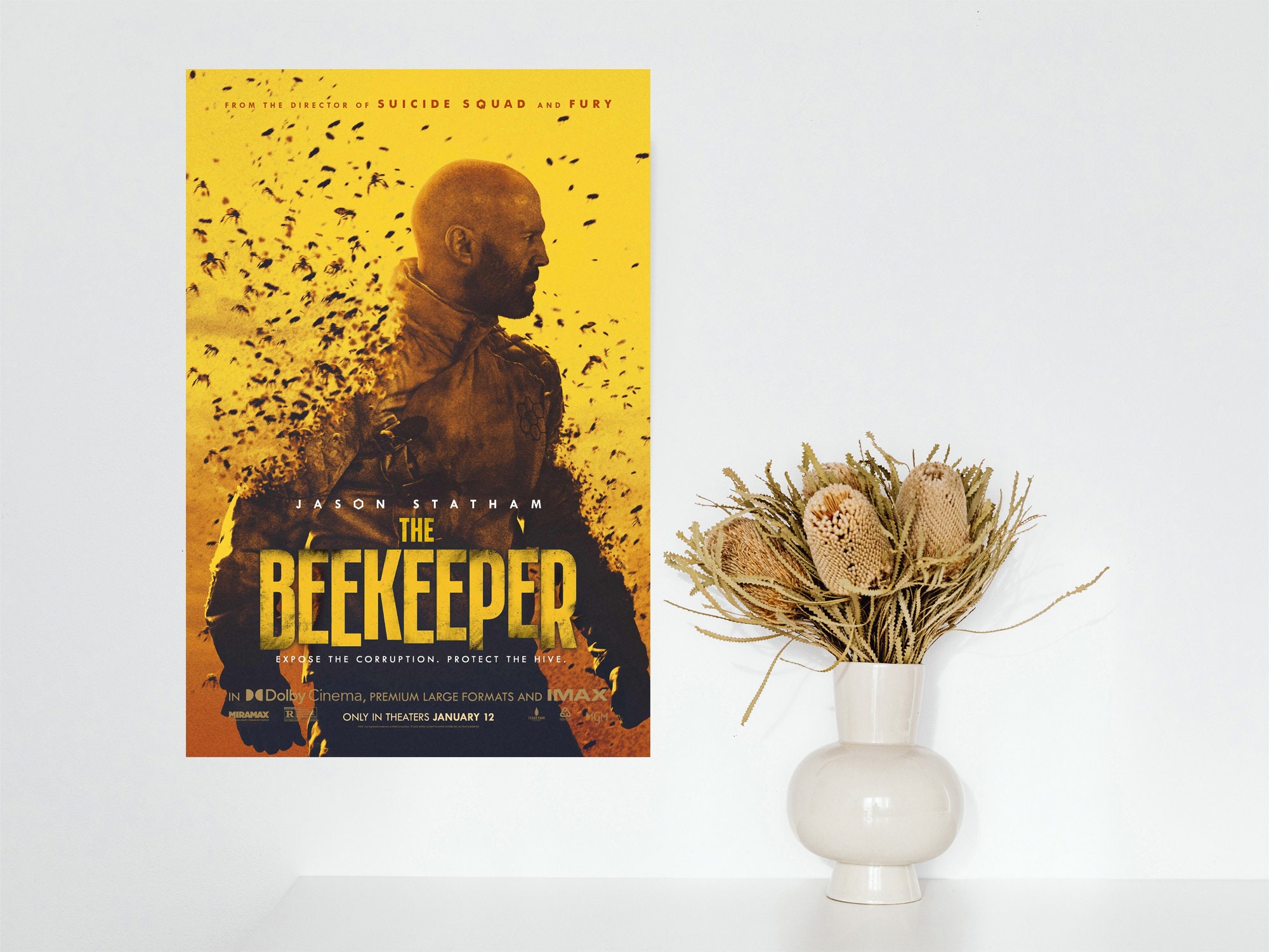 The Beekeeper Movie Poster, The Beekeeper 2024 Poster sold by Lesli ...