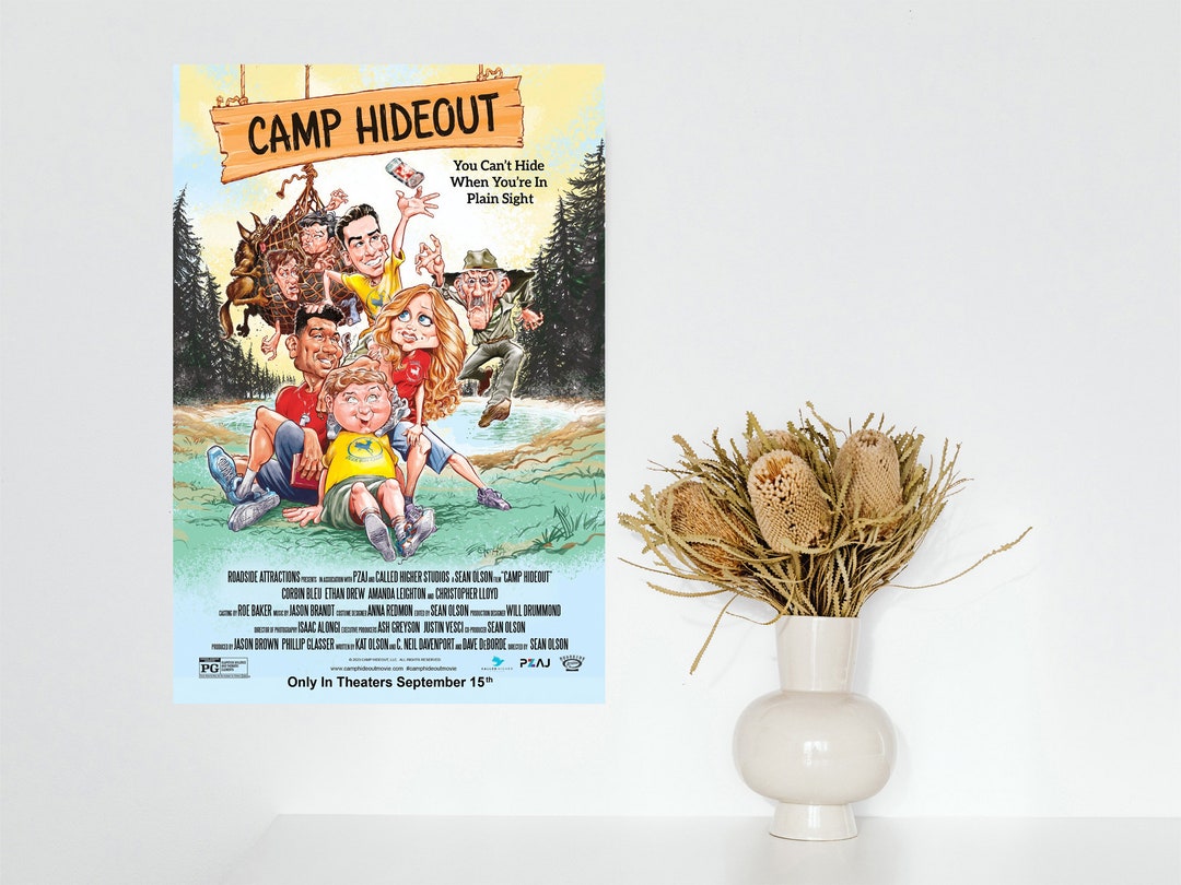Camp Hideout Movie Poster 2023 Movie / Poster Gift / Bedroom Dormitory ...