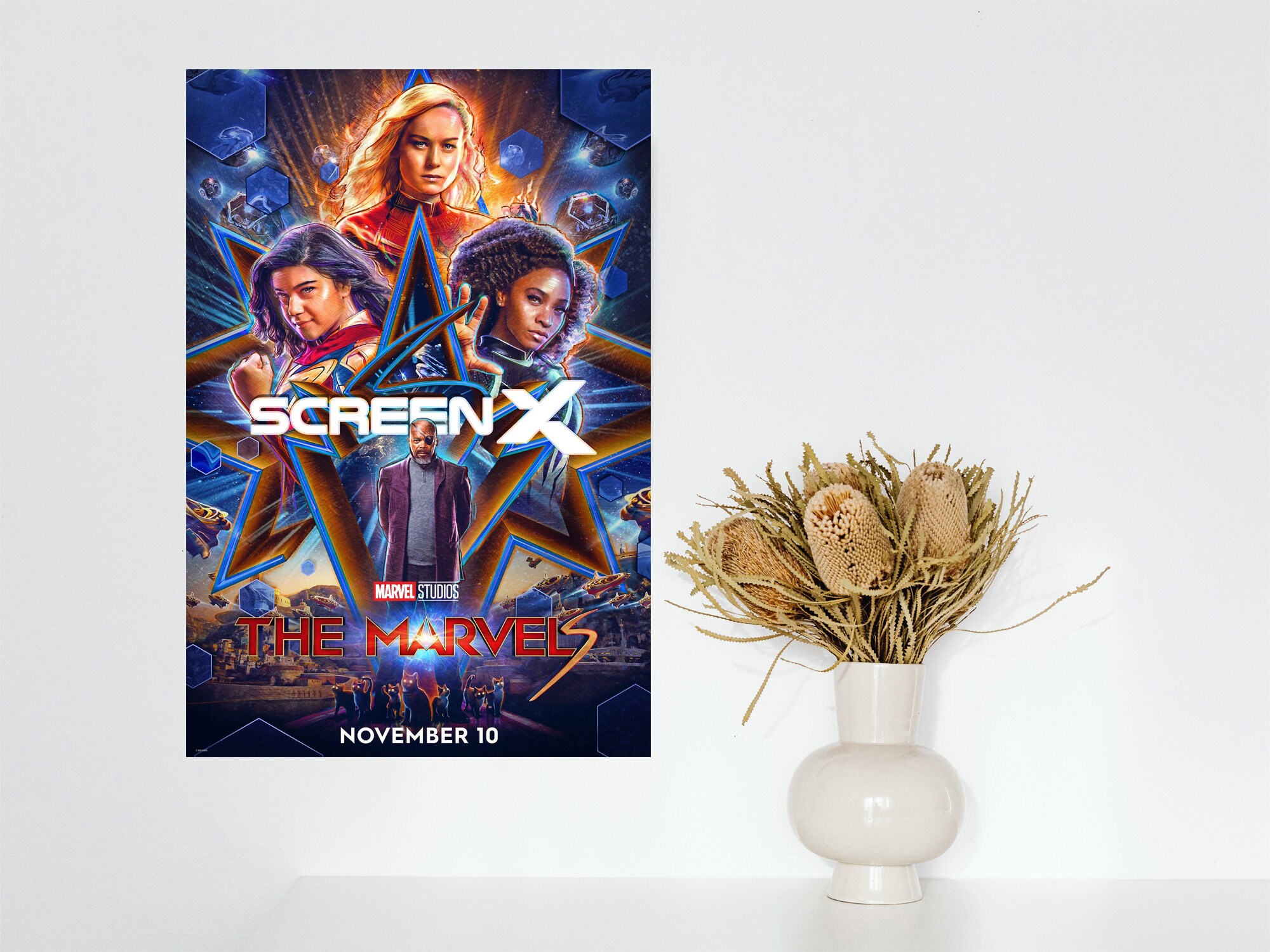 The Marvels Movie Poster 2023 Movie sold by Chemical Elegy | SKU ...