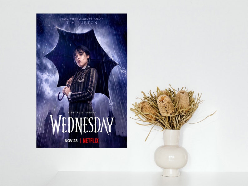 Wednesday Season 1 Movie Poster 2023 Movie / Poster Gift / Bedroom ...