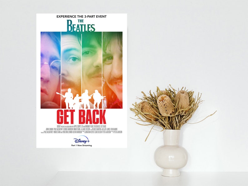 The Beatles Get Back Movie Poster 2023 Movie / Poster Gift / Bedroom ...