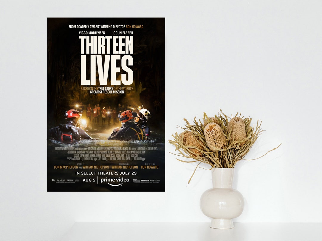 Thirteen Lives Movie Poster 2023 Movie / Poster Gift / Bedroom ...
