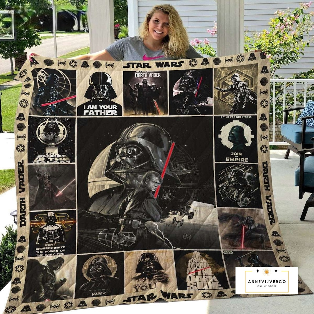 Halloween Quilt Star Wars Quilt Darth Vader Quilt Darth - Etsy