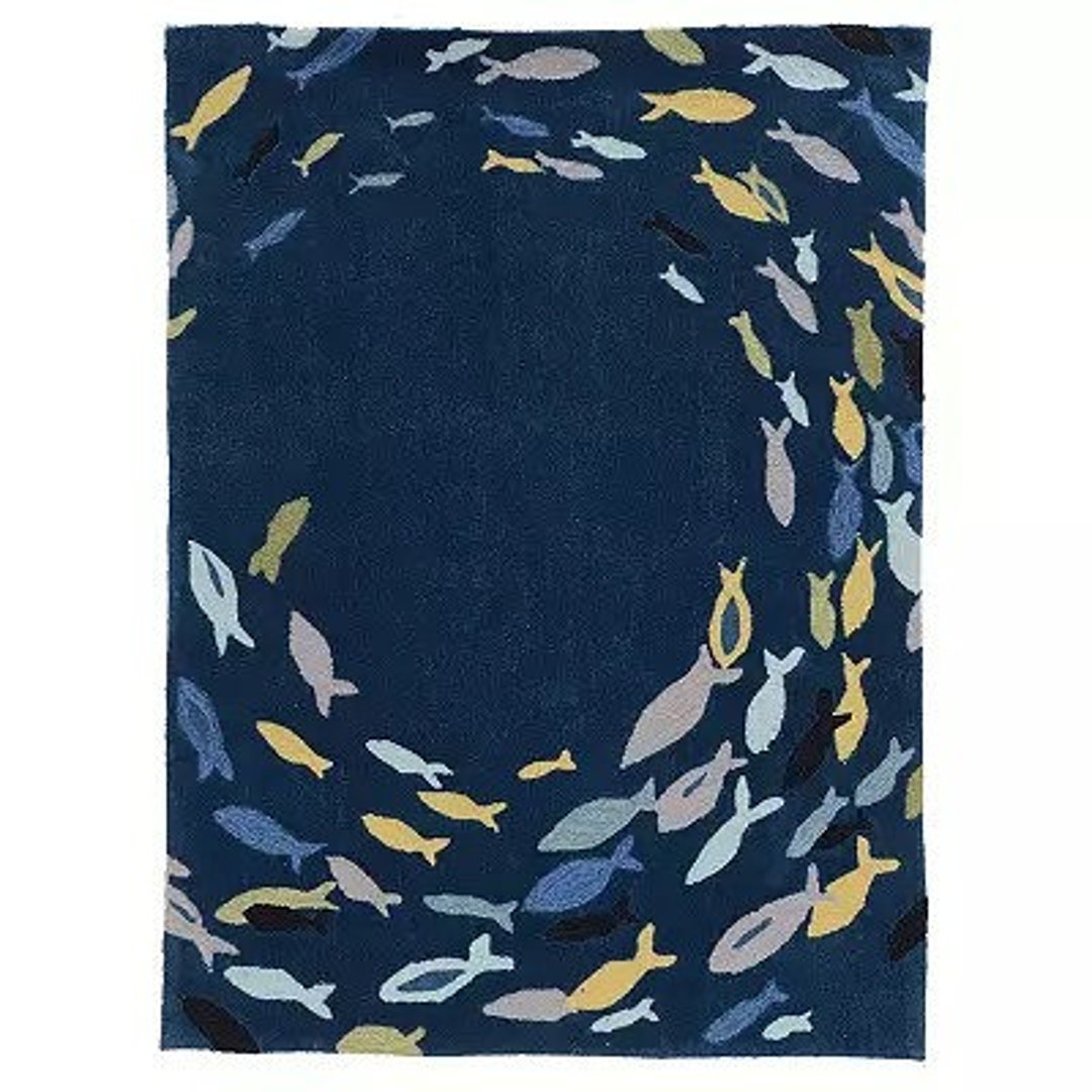 Baby Shark Rug Hand Tufted Cut Pile Rug for Kids Room Living Room ...