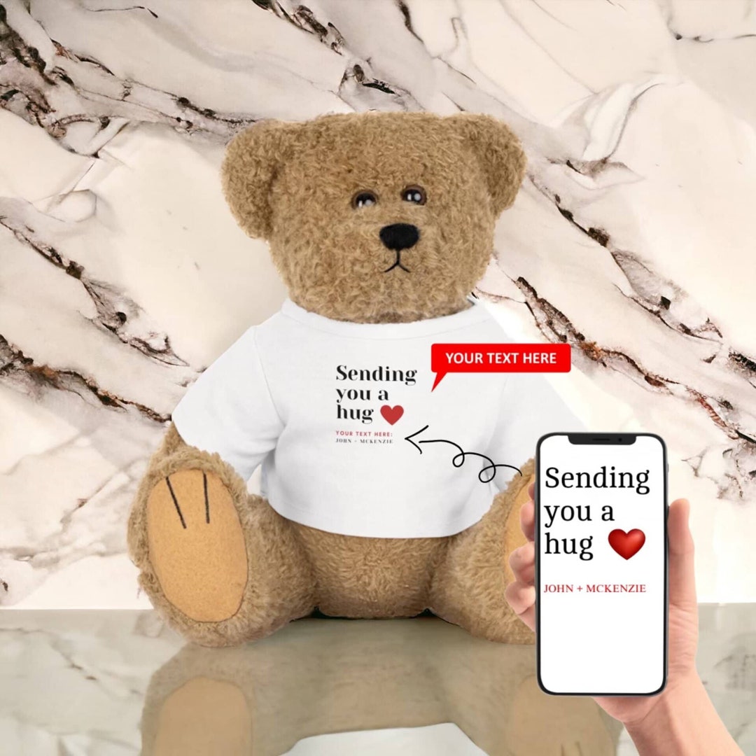 Personalized Teddy Bear Gifts for Valentines, Custom Toy for ...