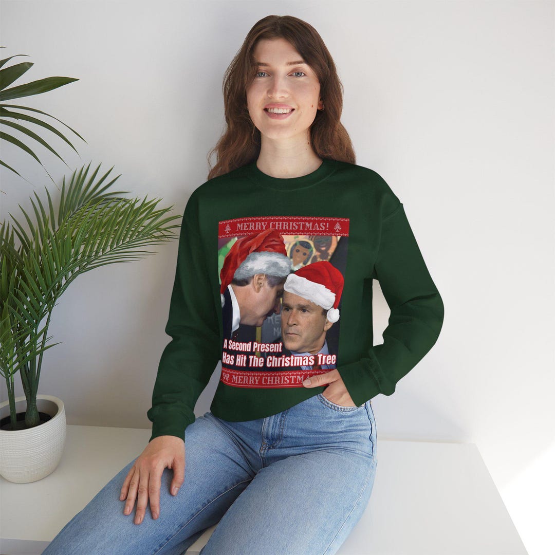 A Second Present Has Hit the Tree Sweatshirt, Offensive 9/11 Twin Tower ...