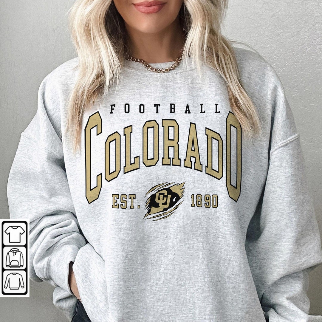 Colorado Football Sweatshirt Buffaloes Shirt Retro Fooball - Etsy