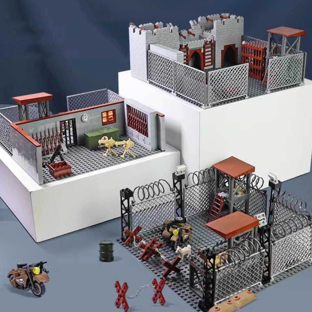 LEGO MOC Small Particles Building Blocks Military Base Special - Etsy