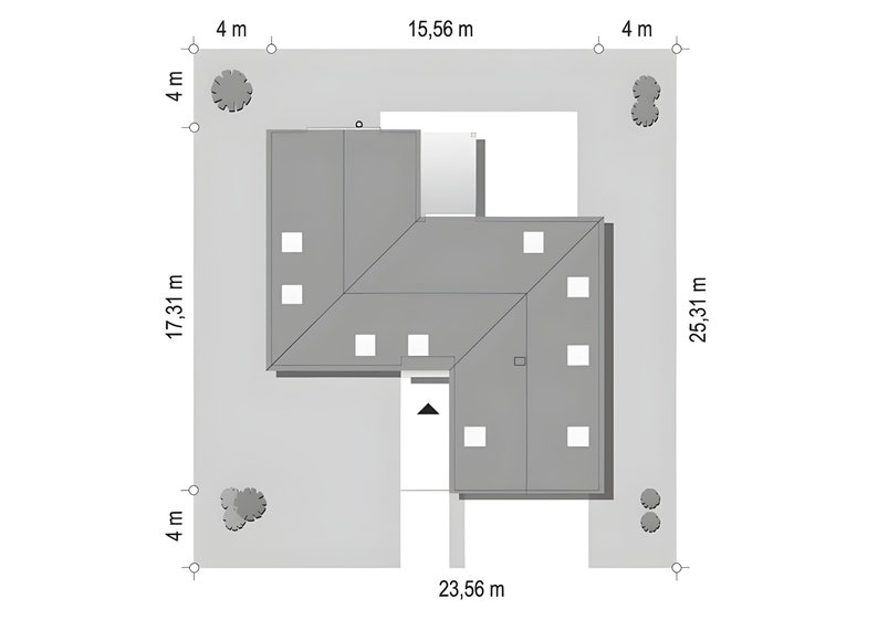 Great House Plan 23m X 25m- Modern Floor Plans, 4 Bedroom 178 M2, W ...