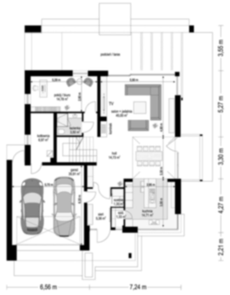 Modern Villa 15m X 14m- Modern Floor Plans, 3 Bedroom 177 M2, W/ Loft ...