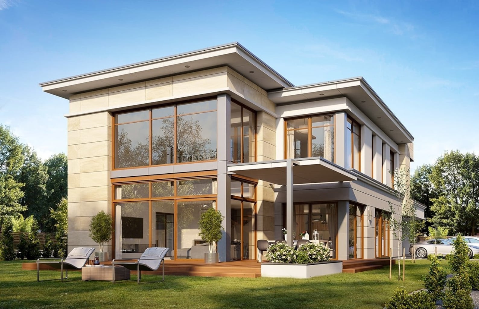 Modern Loft House Plan 21m X 26m- Modern Floor Plans, 4 Bedroom 416 M2 ...