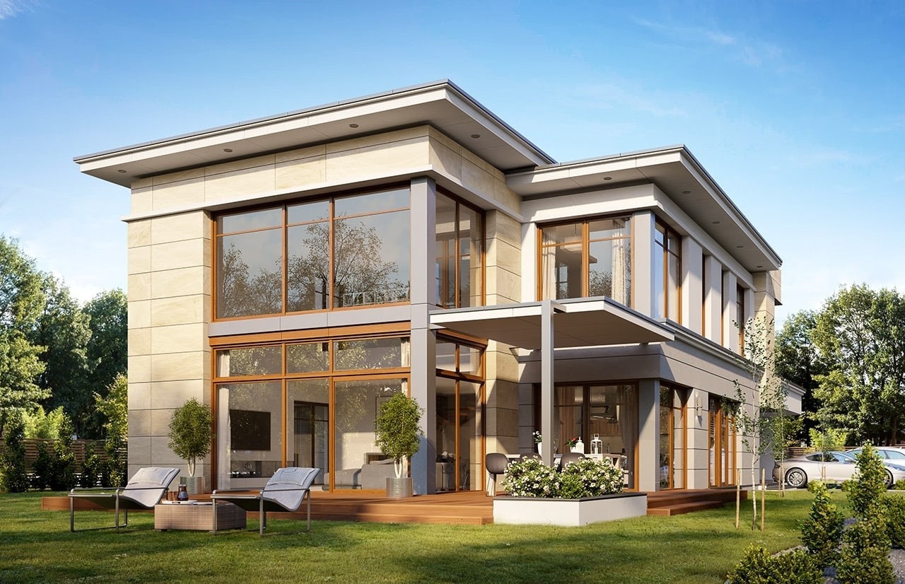 Modern Loft House Plan 21m X 26m- Modern Floor Plans, 4 Bedroom 416 M2 ...