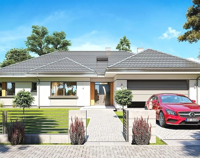 Contemporary Morden House Plan 16m X 18m- Modern Floor Plans, 3 Bedroom ...