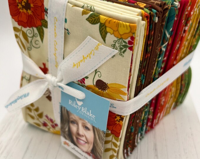 Riley Blake Autumn Afternoon 34 Piece Fat Quarter Bundle - Etsy