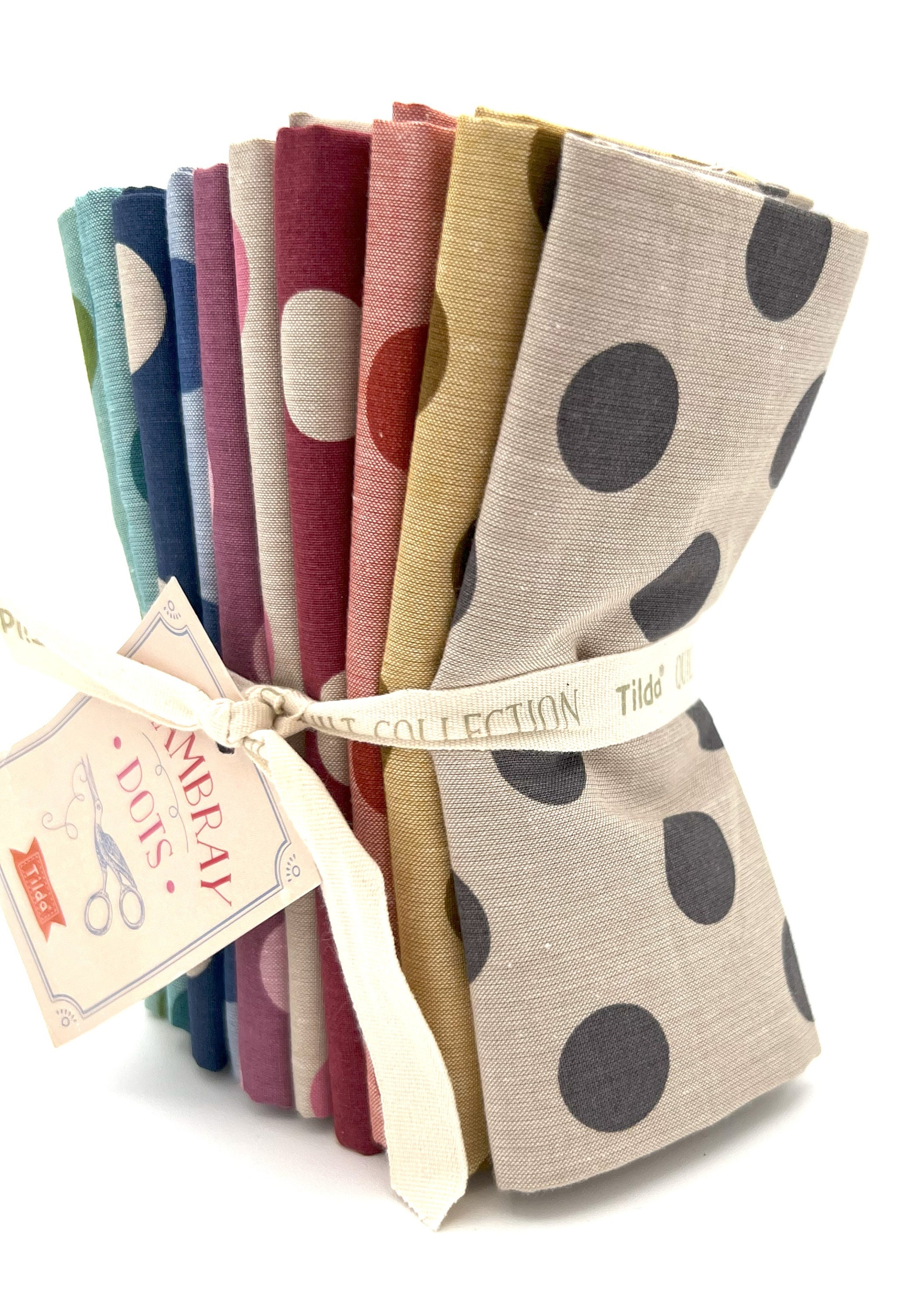 Tilda Chambray Dots Fat Quarter Bundle 10 Fabrics - Etsy