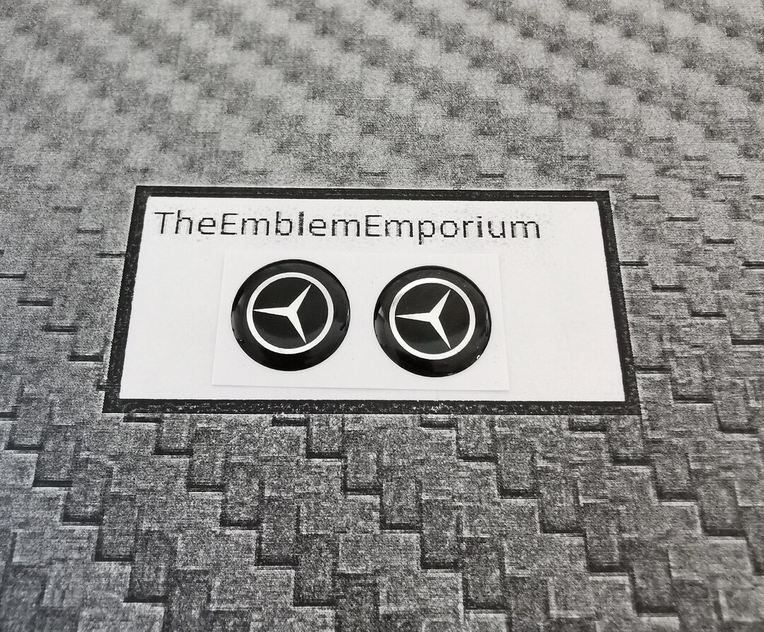 Replacement Mercedes Car Key Emblem x2 14mm - Etsy
