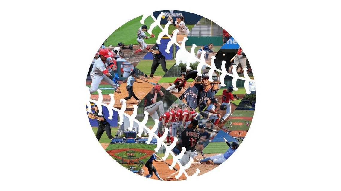 Editable Baseball Softball Canva Frame Template Pdf Photocollage - Etsy