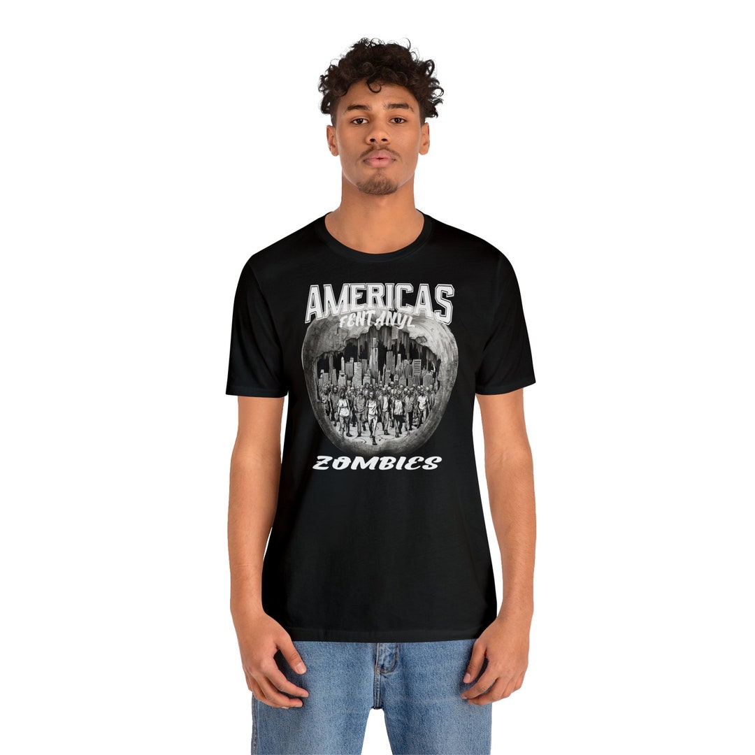 Fentanyl Zombie Summer T Shirt, Clubbing Tee, Rotten Apple ,retro Tee ...