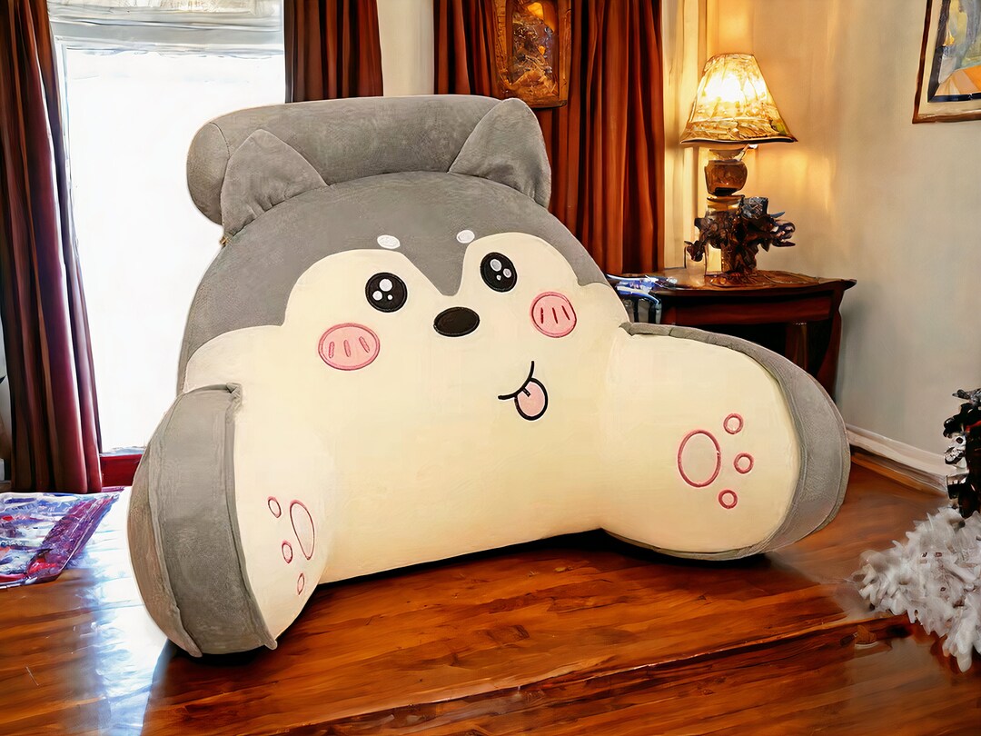 Animal Cushion Plush Memory Foam Lumbar Support Soft Cute Pet Design ...