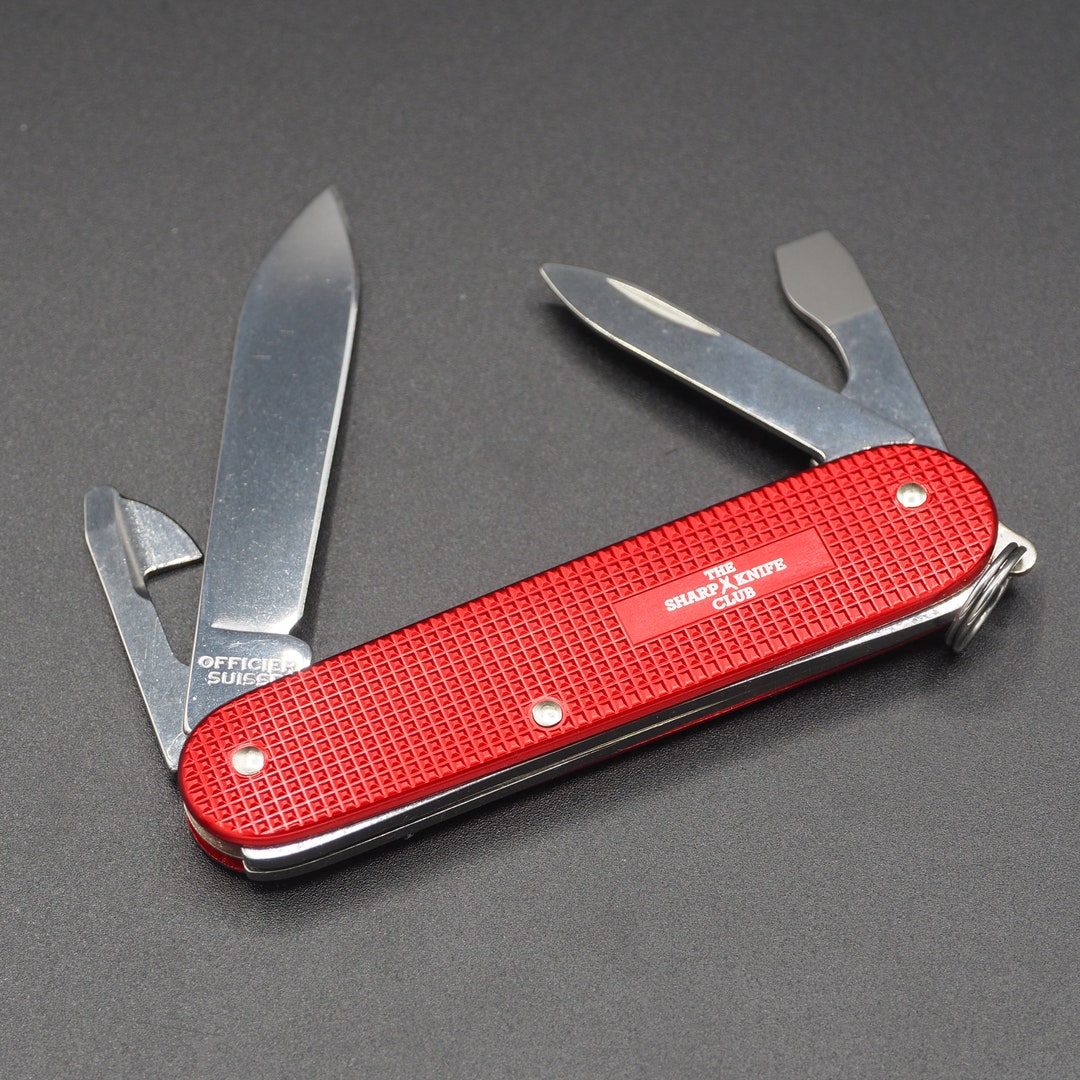 Victorinox Cadet Red Alox 84mm Swiss Army Knife the Sharp Knife Club ...
