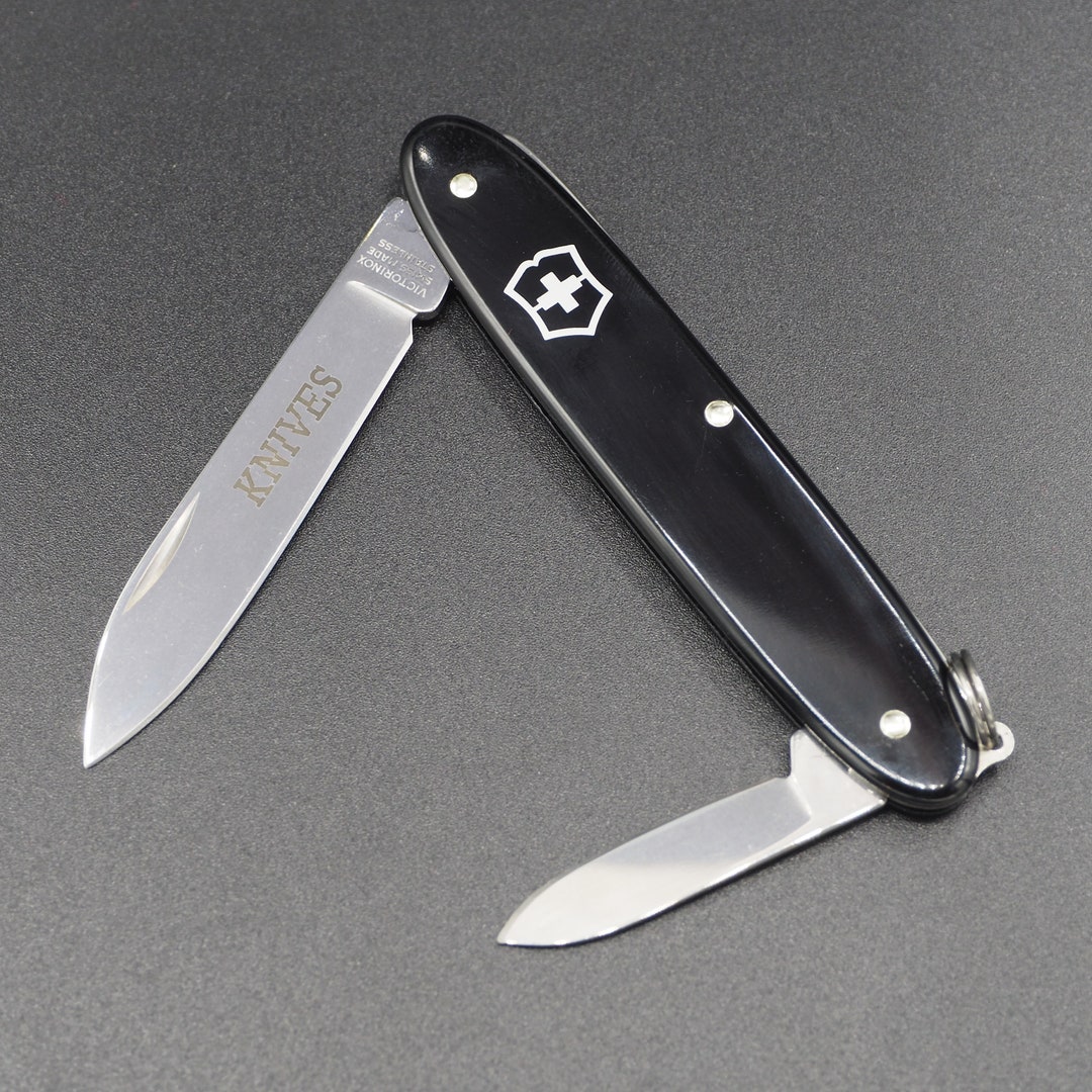 Victorinox Excelsior Black Alox 84mm Swiss Army Knife the - Etsy
