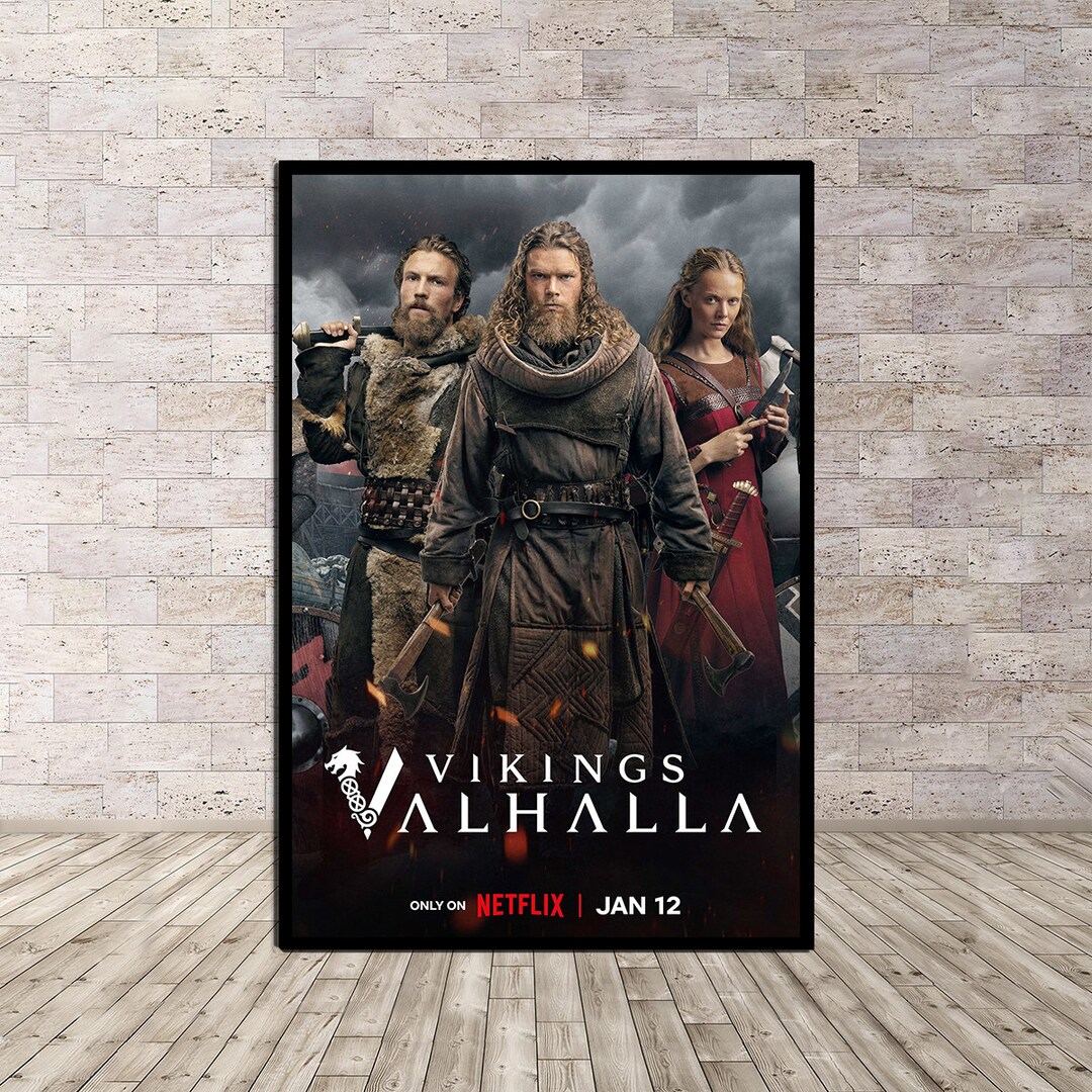Vikings Valhalla 2022 Poster ou toile, décoration murale, art moderne ...