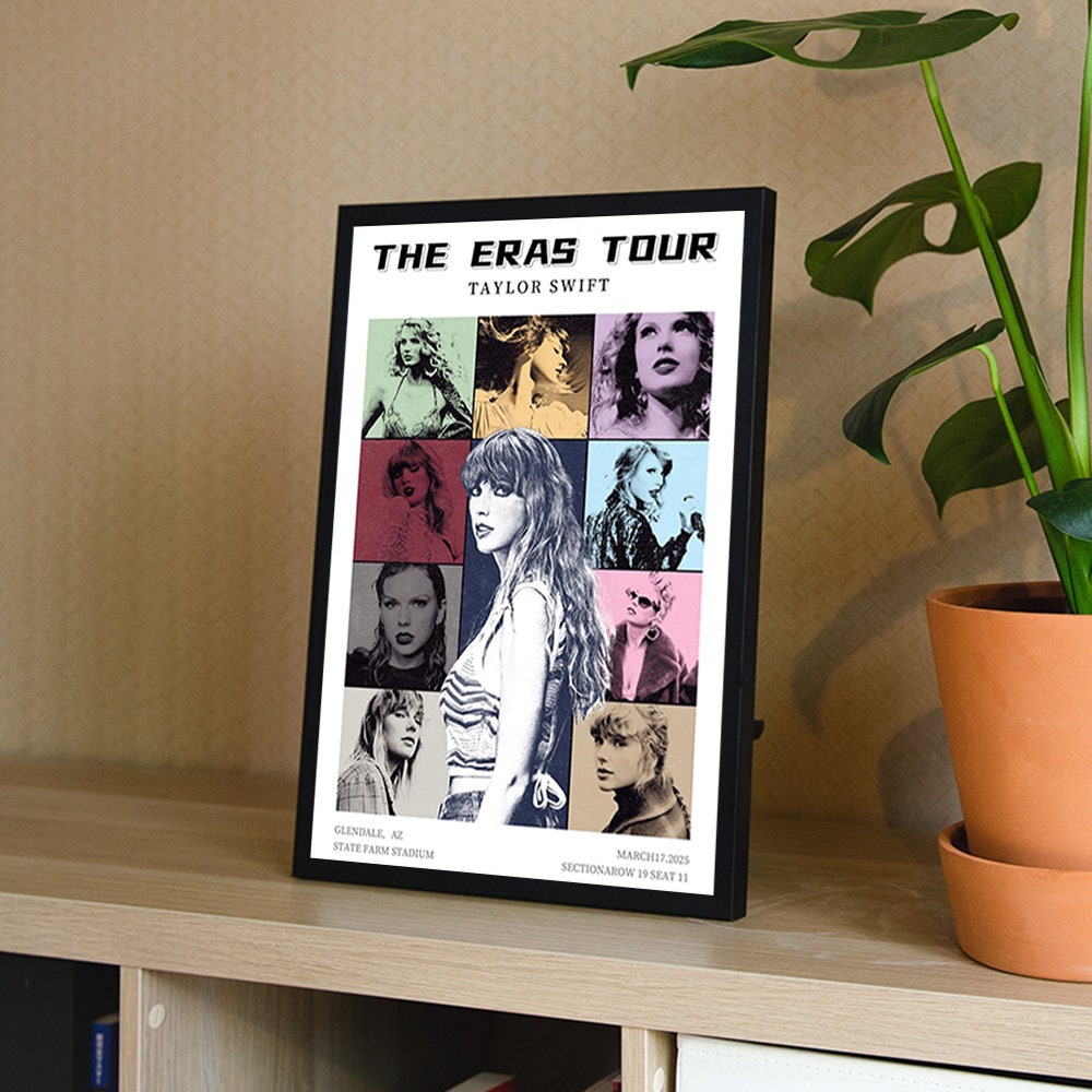 Taylor The Eras Tour Poster Tapestry Taylor Music Swift The Eras Tour ...